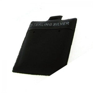 Earring Puff Card - 100 Pack, White and Black