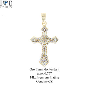 ORO LAMINADO, CROSS PENDANTS, FASHION CROSSES,