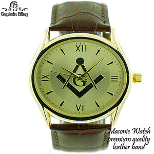 Elegant Masonic Men's Watch - Wholesale Masonic Watches