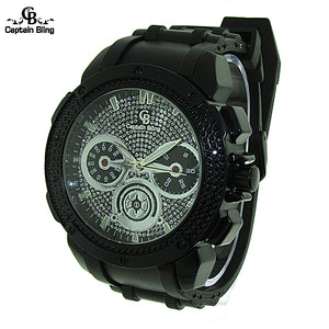 WHOLESALE CAPTAIN BLING HIP HOP WATCHES,
