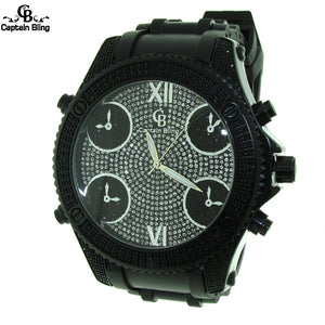 WHOLESALE CAPTAIN BLING HIP HOP WATCHES,