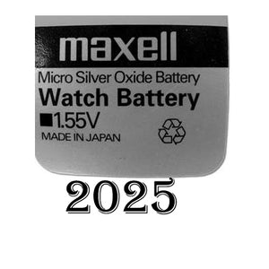 MAXELL 2025 WATCH BATTERY 5 PCS PER PACK