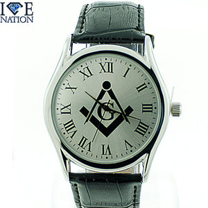 Gold Tone Masonic Men's Watch - Wholesale Masonic Watches