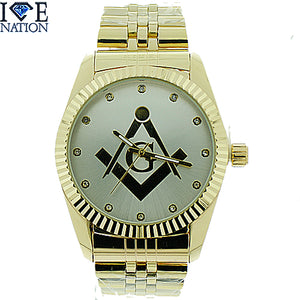 Classic Design Masonic Men's Watch - Wholesale Masonic Watches